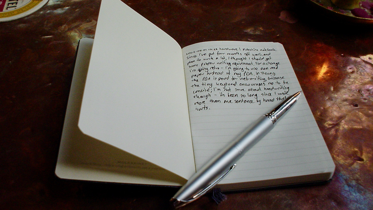 Get yourself a notebook - Peter Hilton